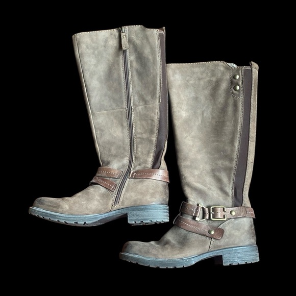 Earth | Shoes | Earth Sierra Brown Leather Tall Boots | Poshmark